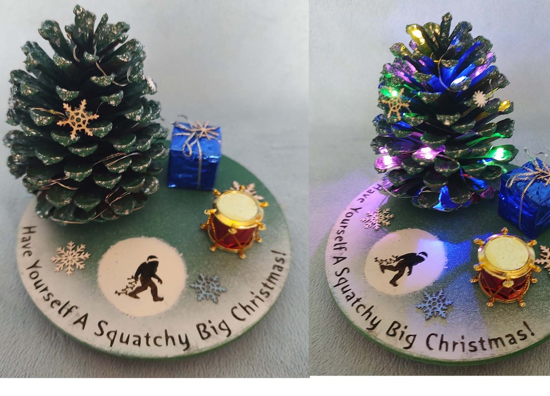 Sasquatch Seasonal Scenery Christmas Holiday Display Bigfoot, Big Foot ...