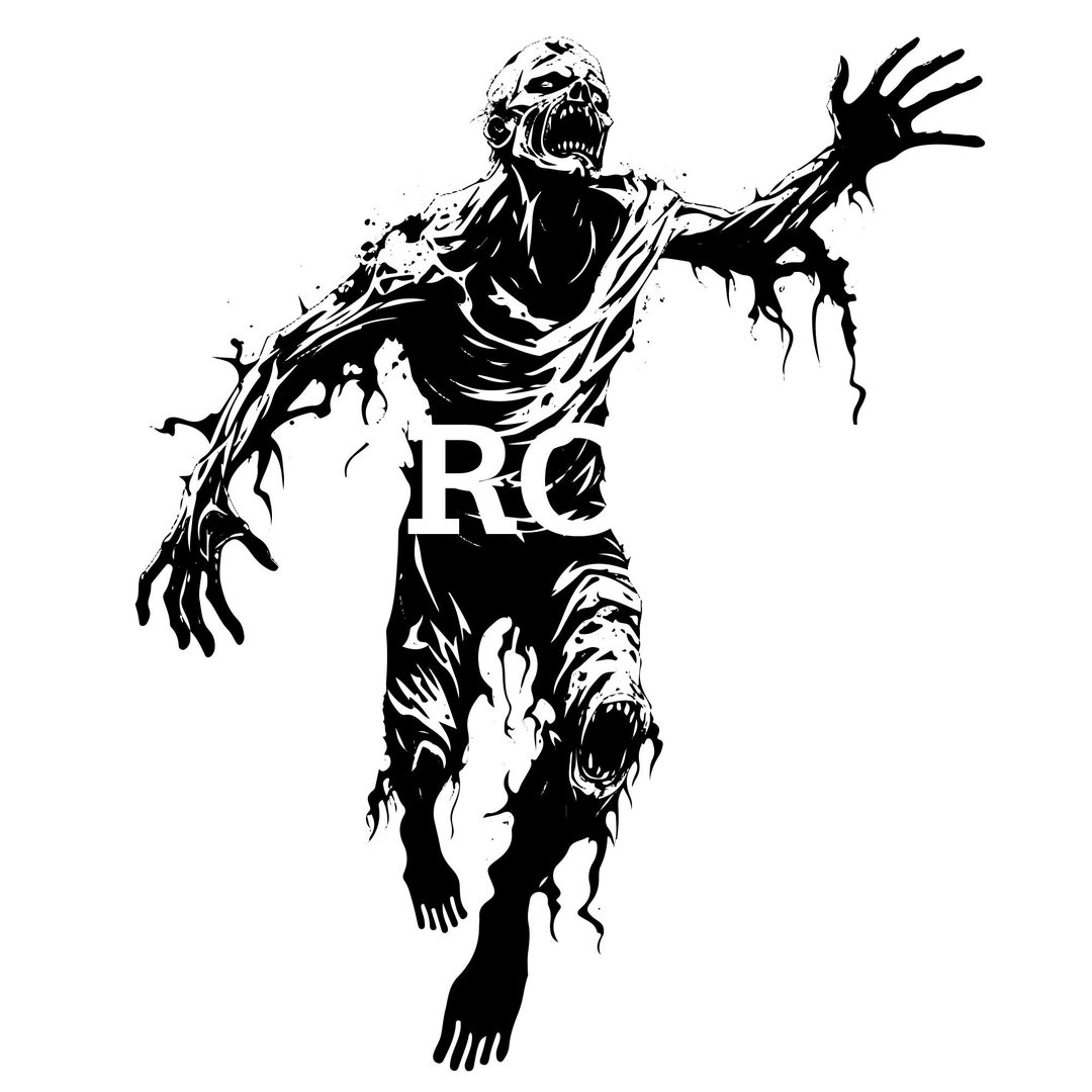 Zombie 14 SVG, PDF, PNG Formats - Etsy