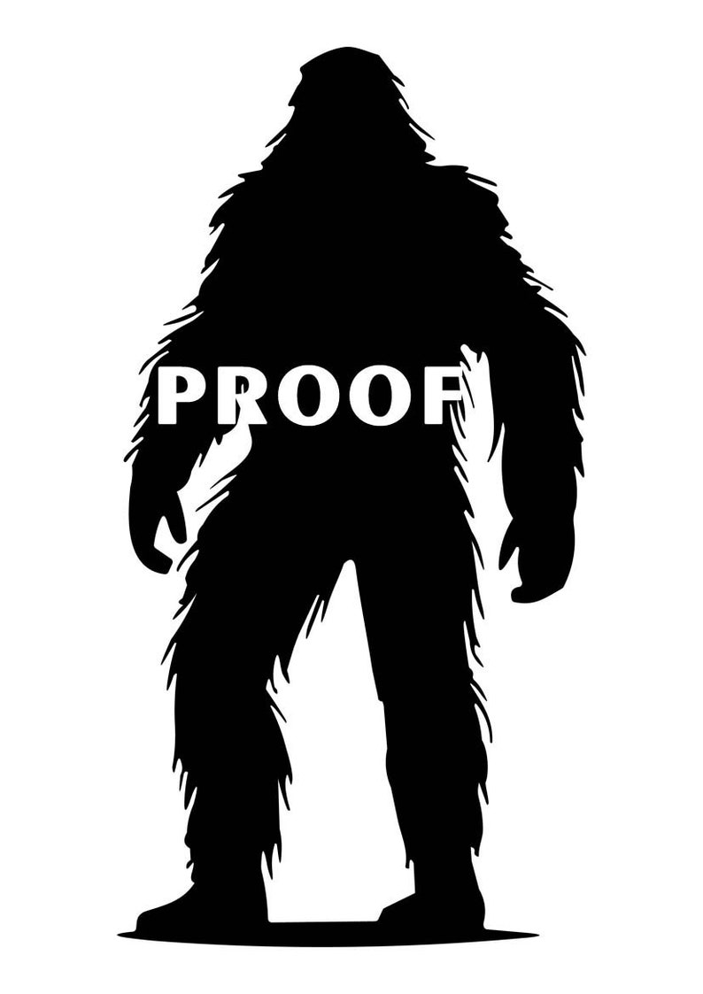 Big Foot / Bigfoot / Sasquatch Stand 3 Svg, Png, Pdf, Dxf Formats ...