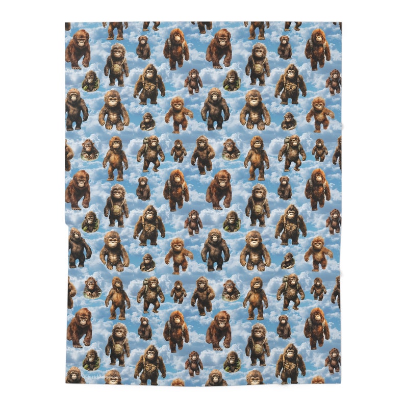 Sasquatch Bigfoot Baby Squatches Swaddle Receiving Blanket - Etsy