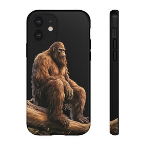 Sasquatch Bigfoot Tough Polycarbonate Shell Cell Phone Case - Black - Etsy