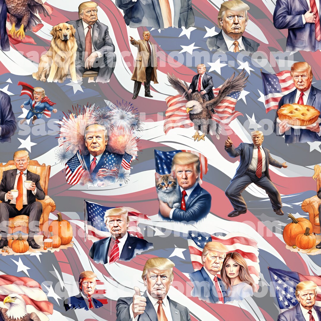 Donald Trump MAGA Memes 1 Quilt Cotton Fabric BULK ONLY 5+ Yards - Etsy