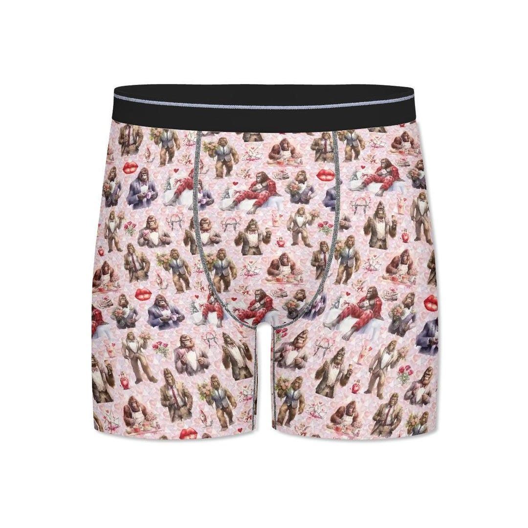 Bigfoot, Sasquatch Men's Silky Extended Boxer Briefs - Etsy
