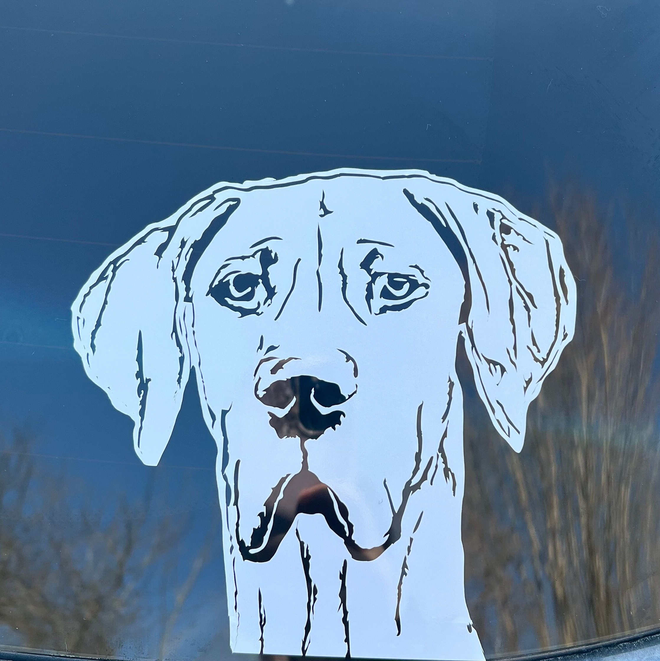 Custom Dog Decal, Dog Car Decal, Decal From Photo - Etsy