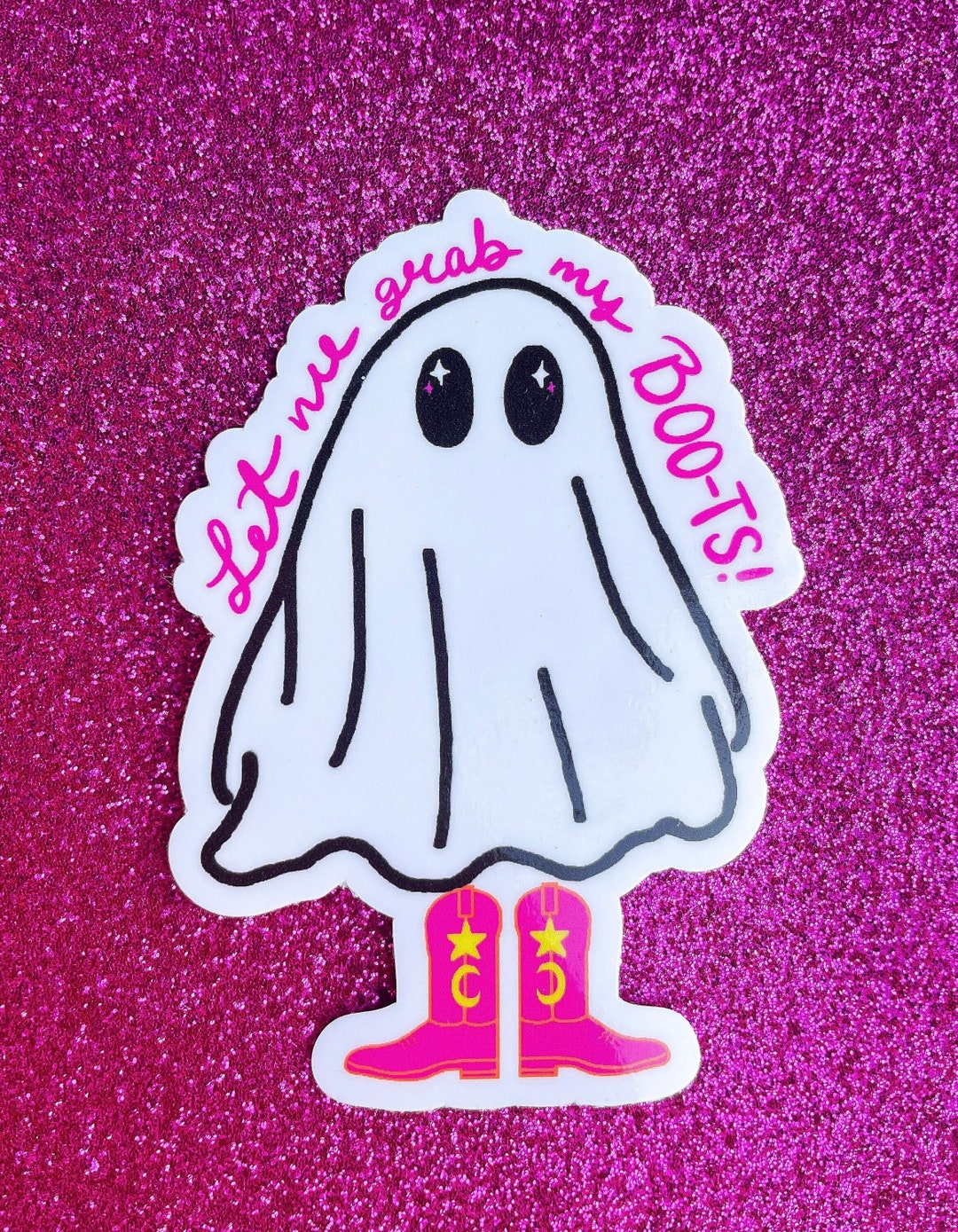 Let Me Grab My Boo-ts Sticker - Etsy