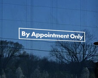 By Appointment Only Sign, Call for Access Sign, Please Call Store Sign ...