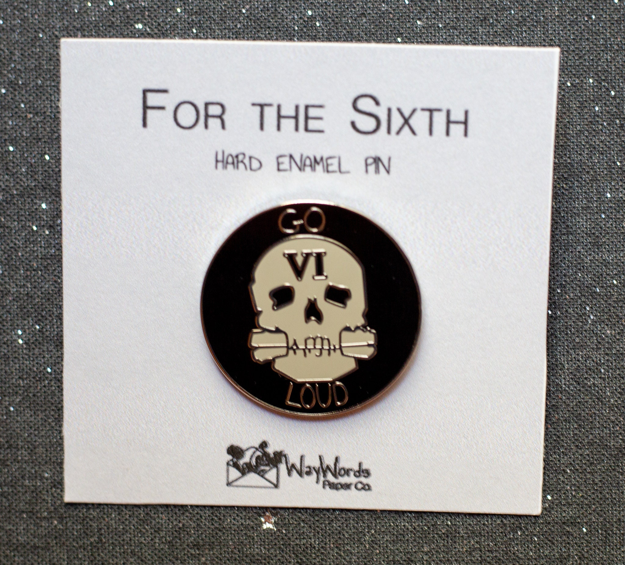 GO LOUD Locked Tomb-inspired Hard Enamel Pin - Etsy