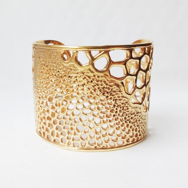 Gold Arm Cuff - Etsy