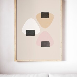 Color Onigiri Art Japanese Food Art Modern Food Art Giclee - Etsy