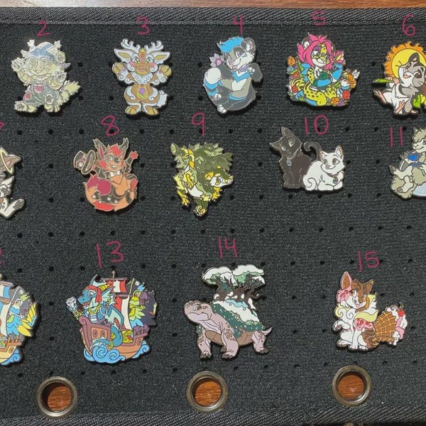 Furry Pins - Etsy