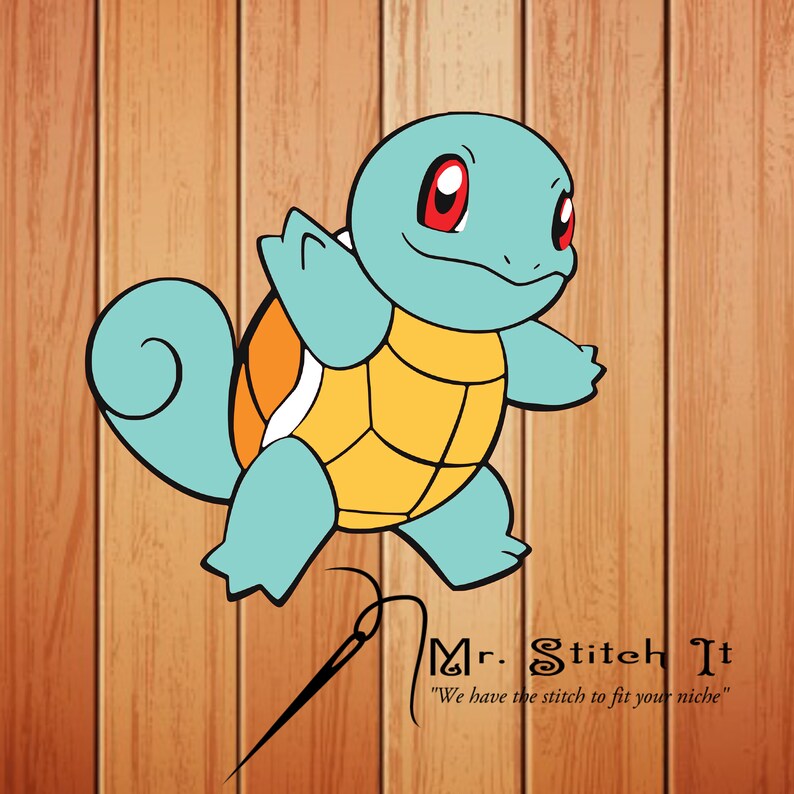 Squirtle SVG Design - Etsy