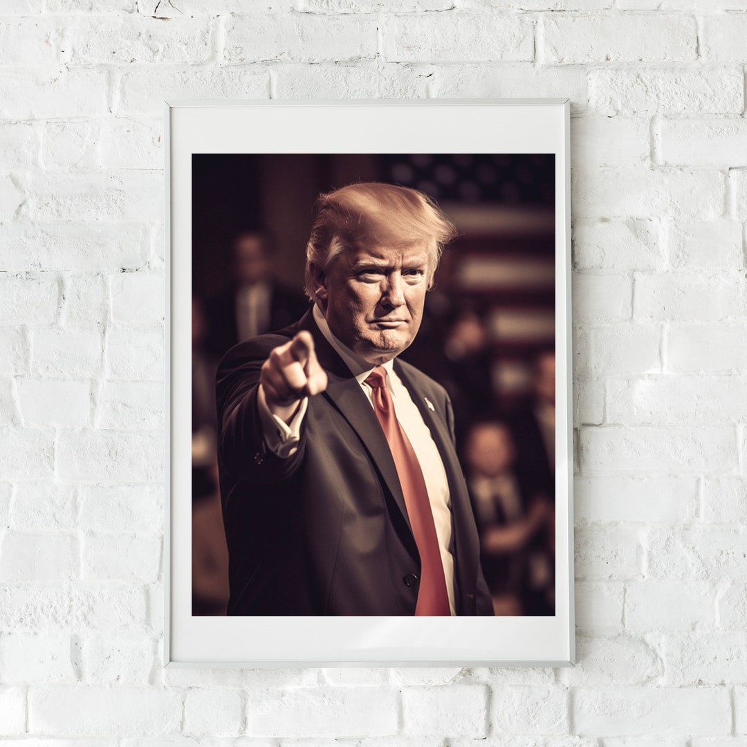 Vintage Donald Trump Pointing | Printable Digital Download - Etsy