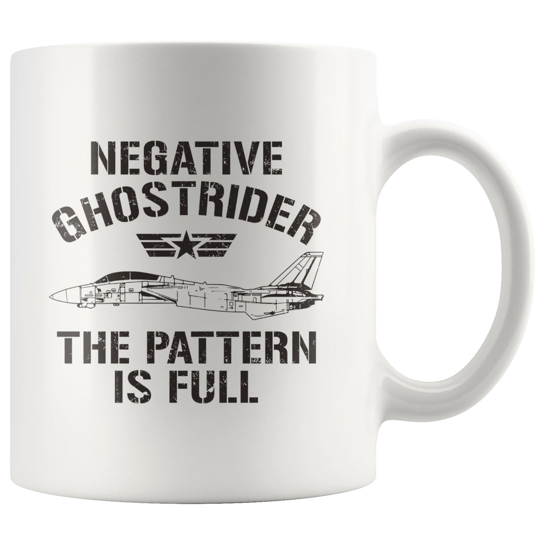 Negative Ghost Rider Patter Full 11 Oz White Coffee Mug - Etsy