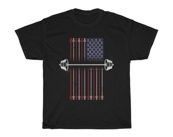 Barbell Us Flag Svg - Etsy UK