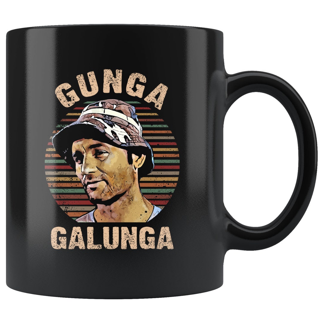 Gunga Galunga Funny Golfing 11 Oz Black Coffee Mug - Etsy