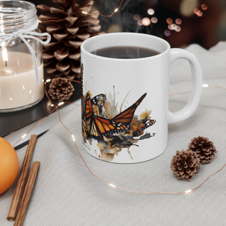 Monarch Butterfly Mug, Butterfly Coffee Mug, Monarch Butterfly Gift ...