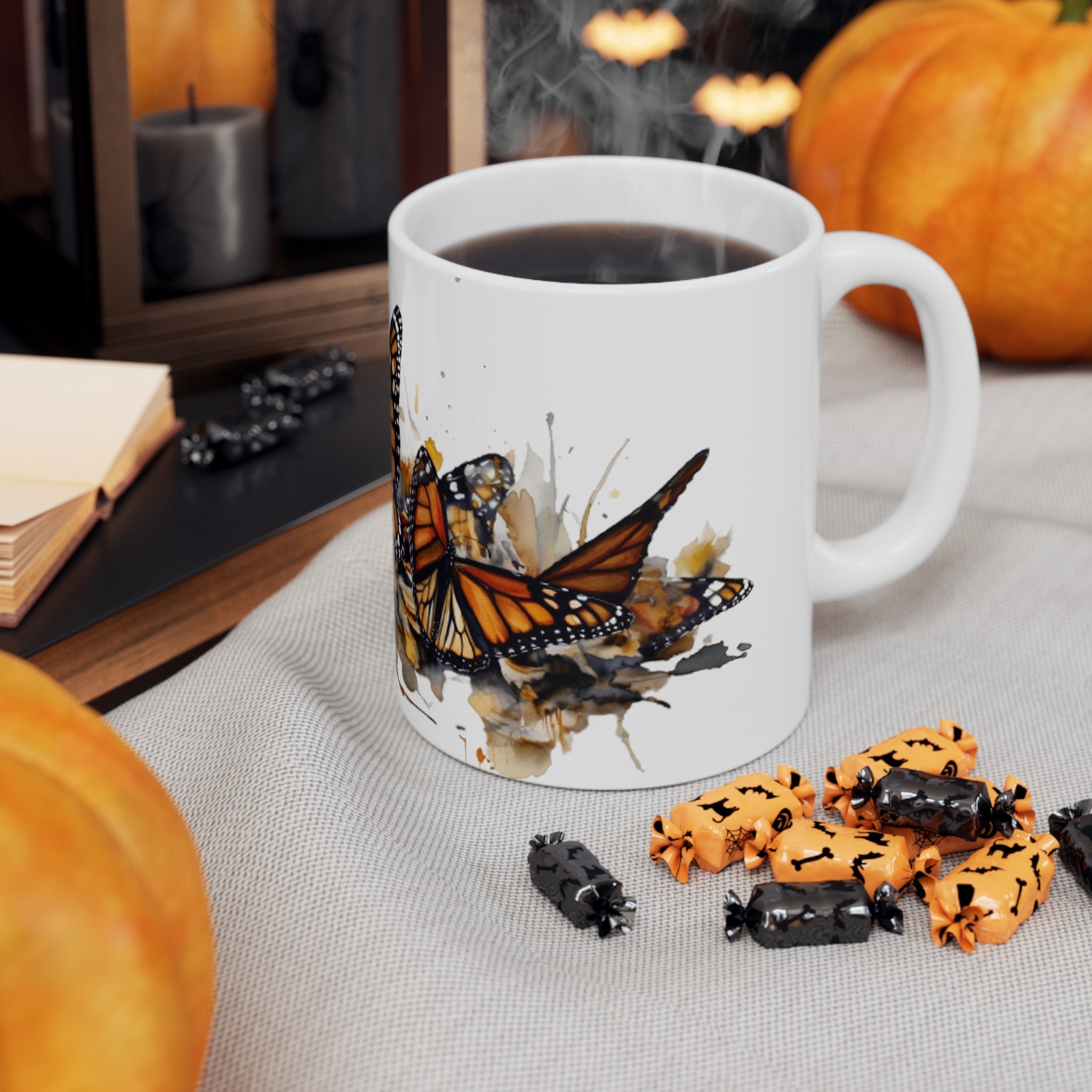 Monarch Butterfly Mug, Butterfly Coffee Mug, Monarch Butterfly Gift ...