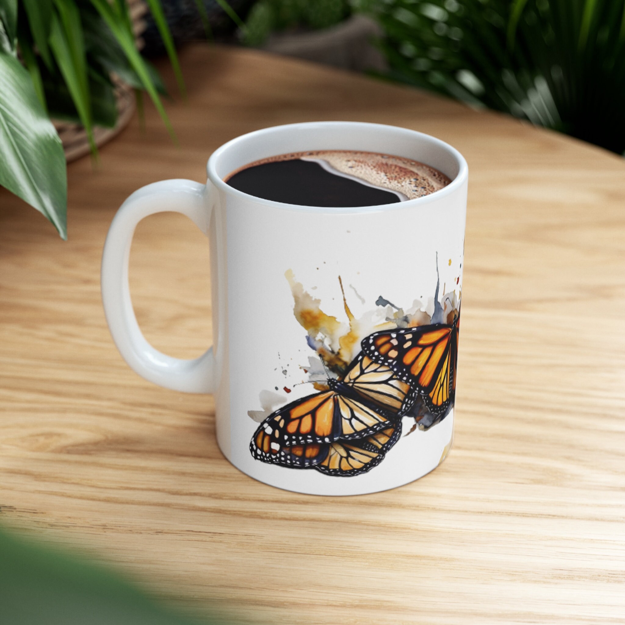 Monarch Butterfly Mug, Butterfly Coffee Mug, Monarch Butterfly Gift ...