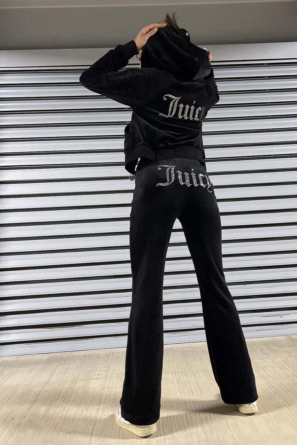 Conjunto de chándal de dos piezas Juicy Velour con diamantes - Etsy España