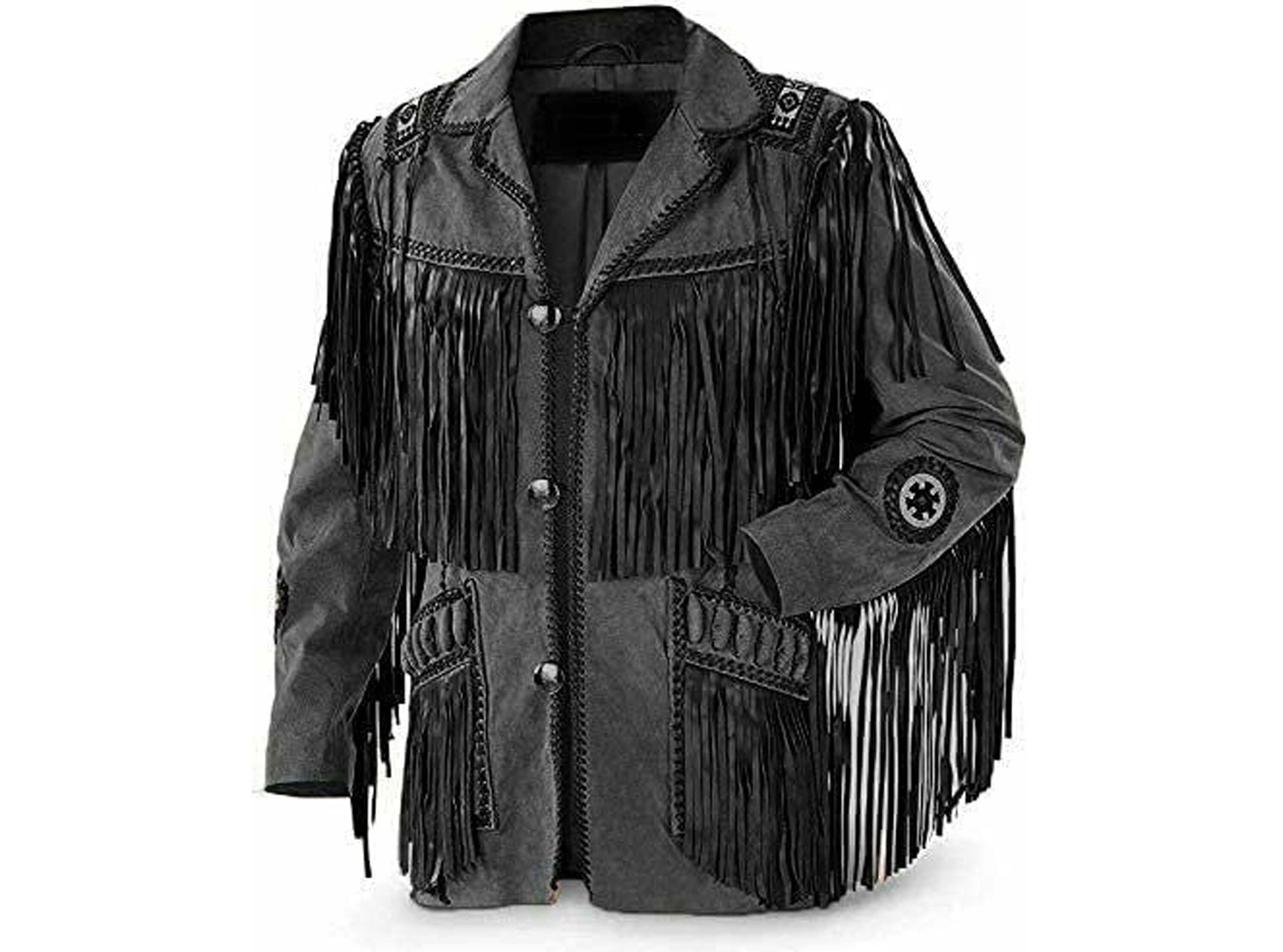 Men Liberty Wear Suede Frills/fringed Western Jacket Finest - Etsy