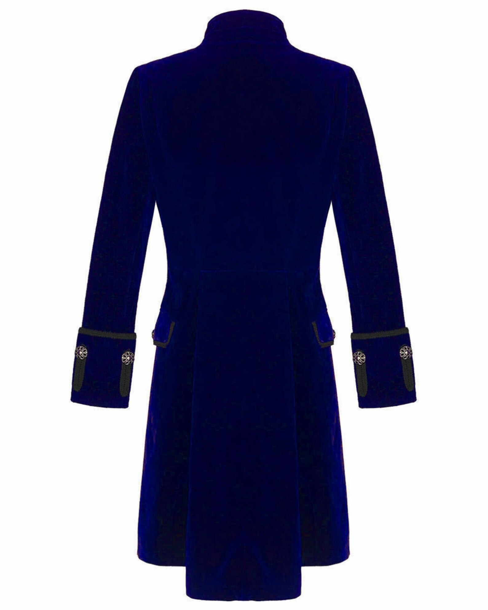 Men's Fashion Tailcoat Blue Velvet Goth Steampunk - Etsy