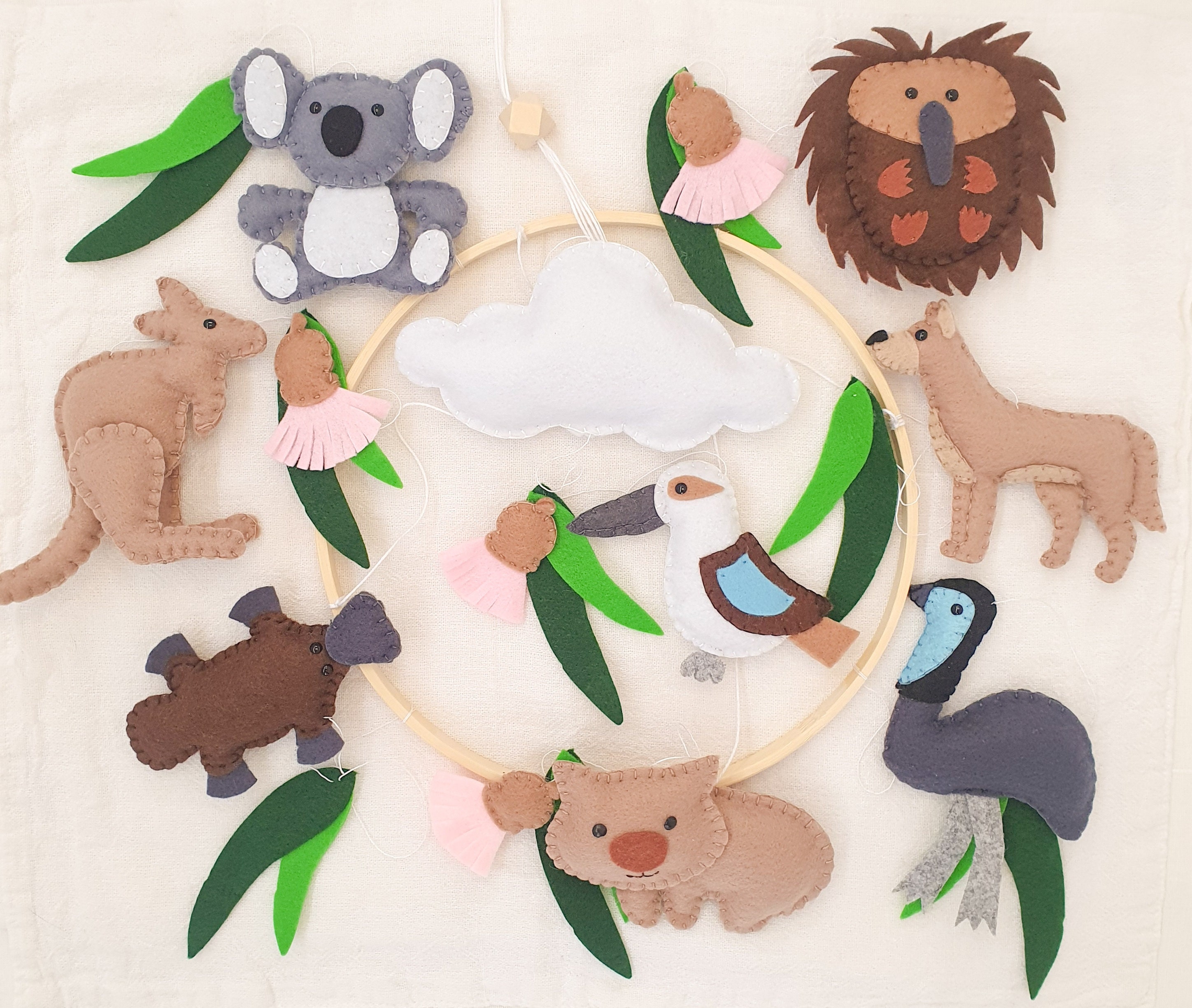 Baby Mobile Australian Animal Handmade Nursery and - Etsy Australia