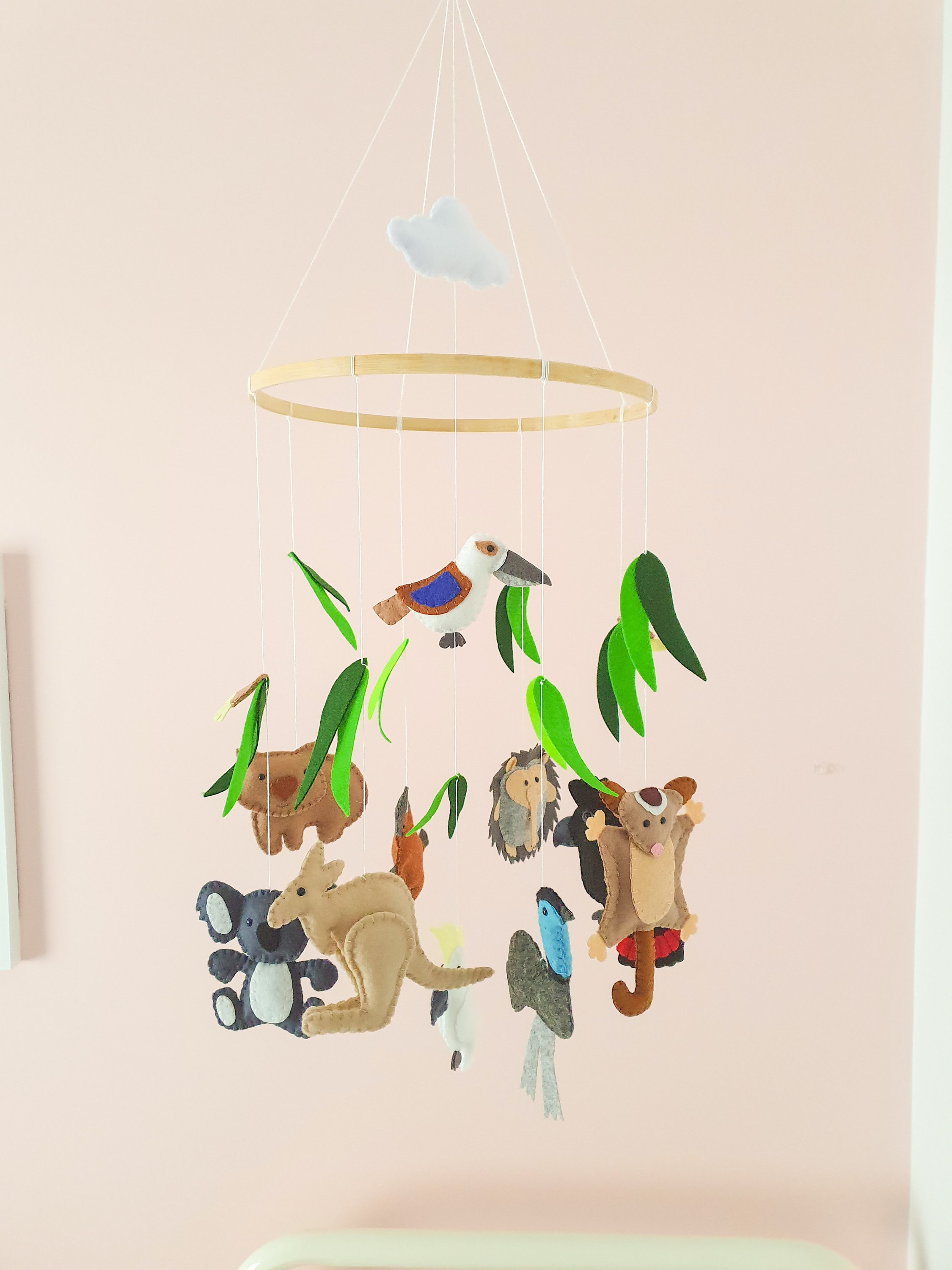 Baby Mobile Australian Animal Handmade Nursery and - Etsy Australia