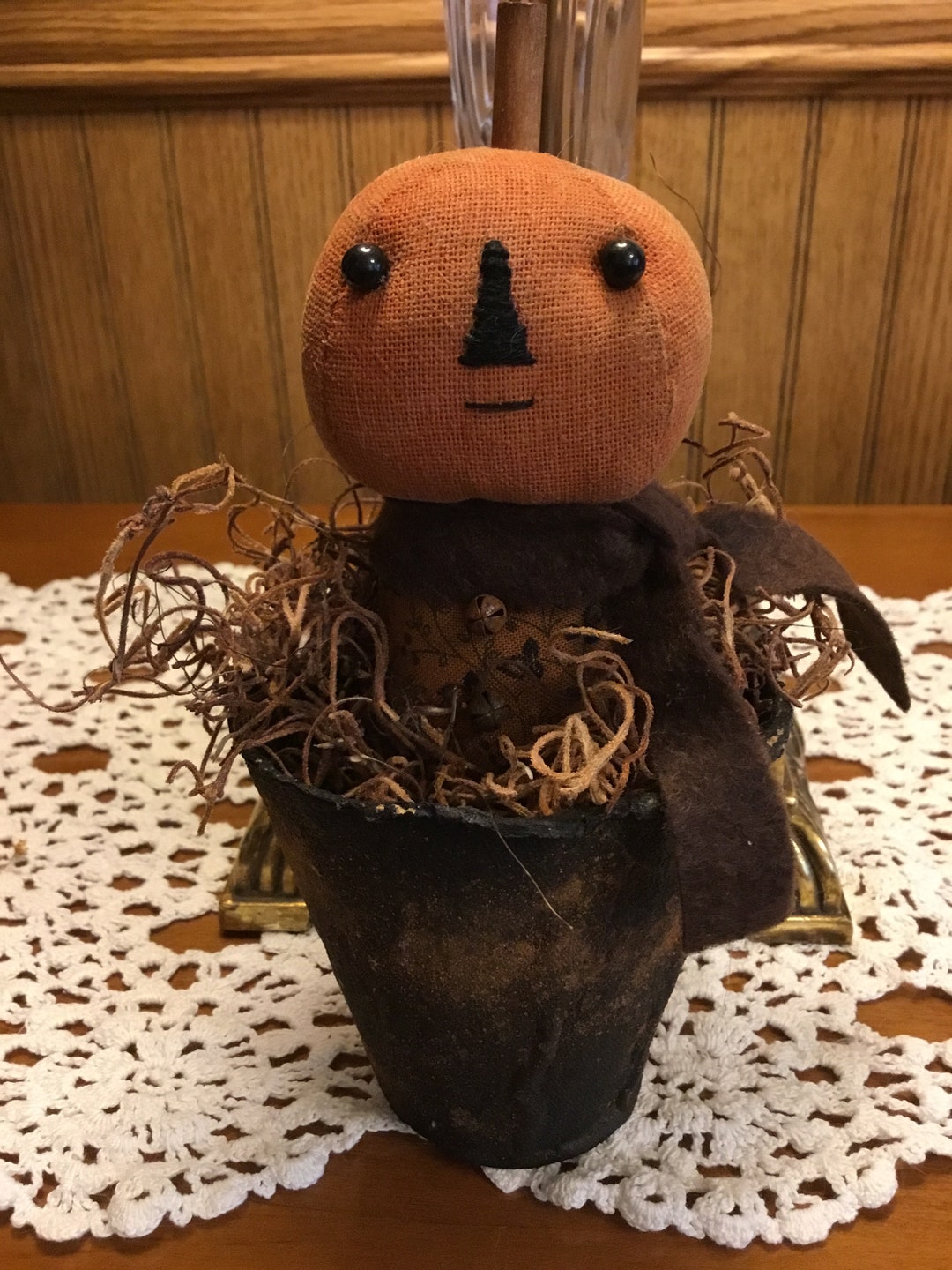 Primitive Halloween, Primitive Pumpkin Decor, Primitive Halloween Decor ...