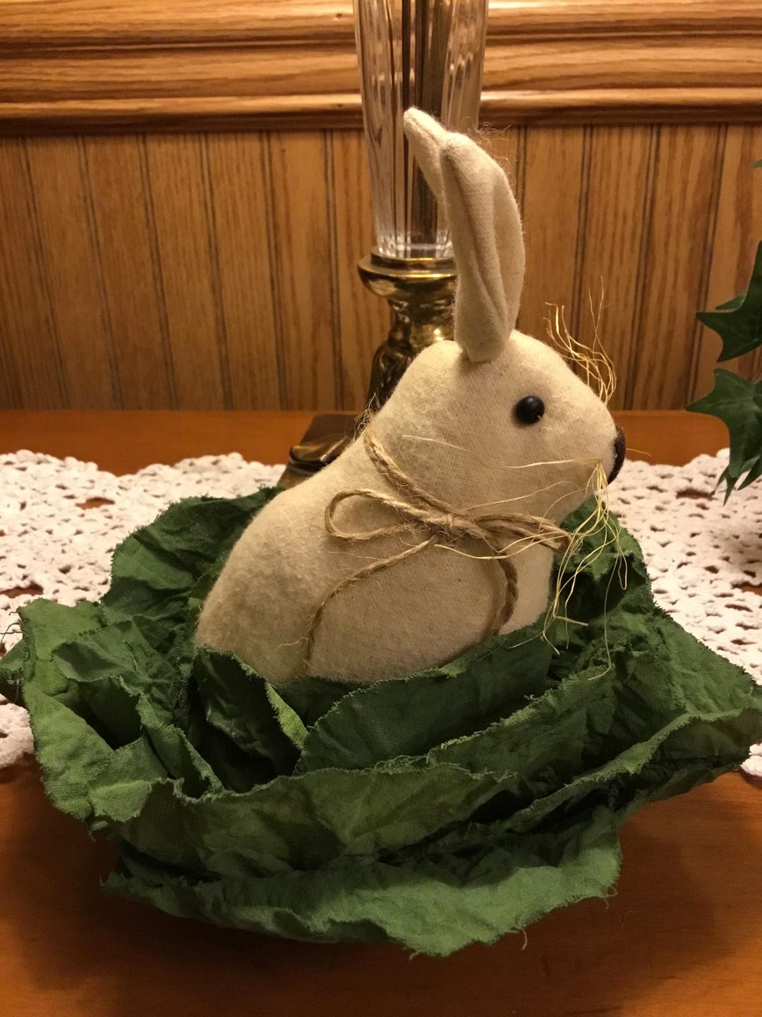 Primitive Bunny Decor, Primitive Spring Decor, Primitive Farmhouse ...