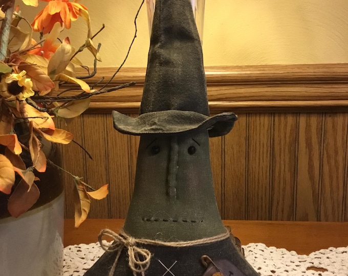 Primitive Witch Decor, Primitive Halloween Decor, Prim Handmade Witch ...