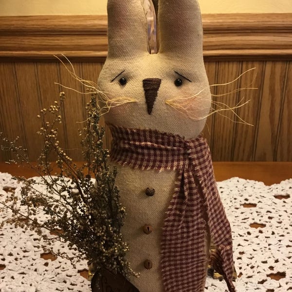 Prim Bunny - Etsy