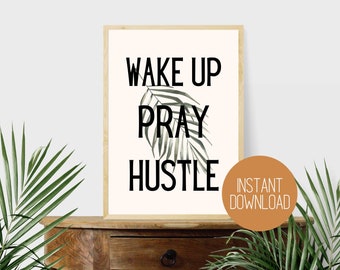 Wake up Pray Hustle | Etsy
