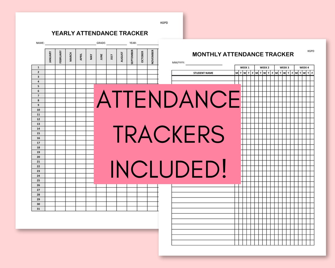 School Planner Printables for Teachers & Students: Organize Lesson ...