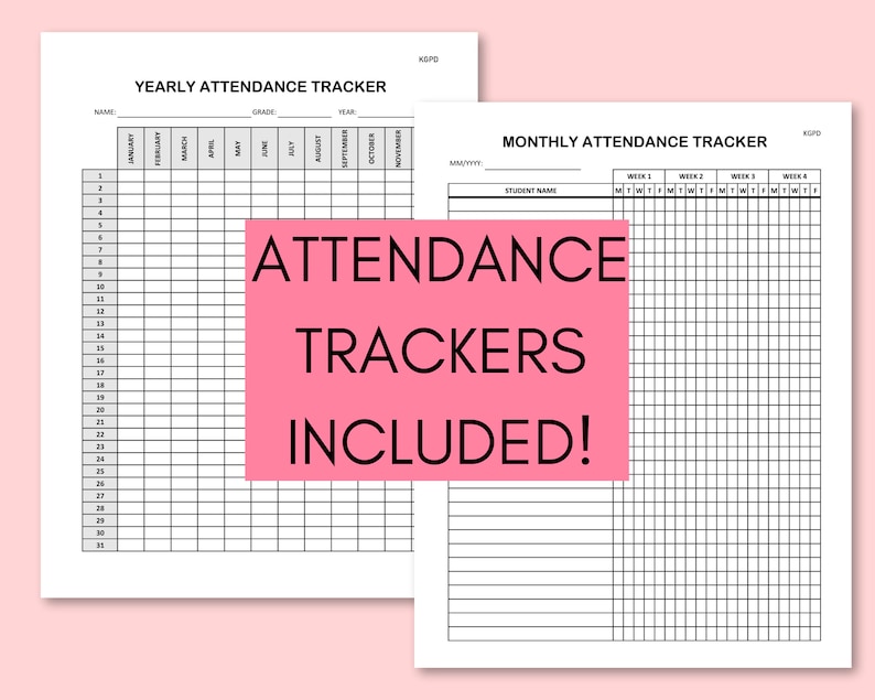 School Planner Printables for Teachers & Students: Organize Lesson ...