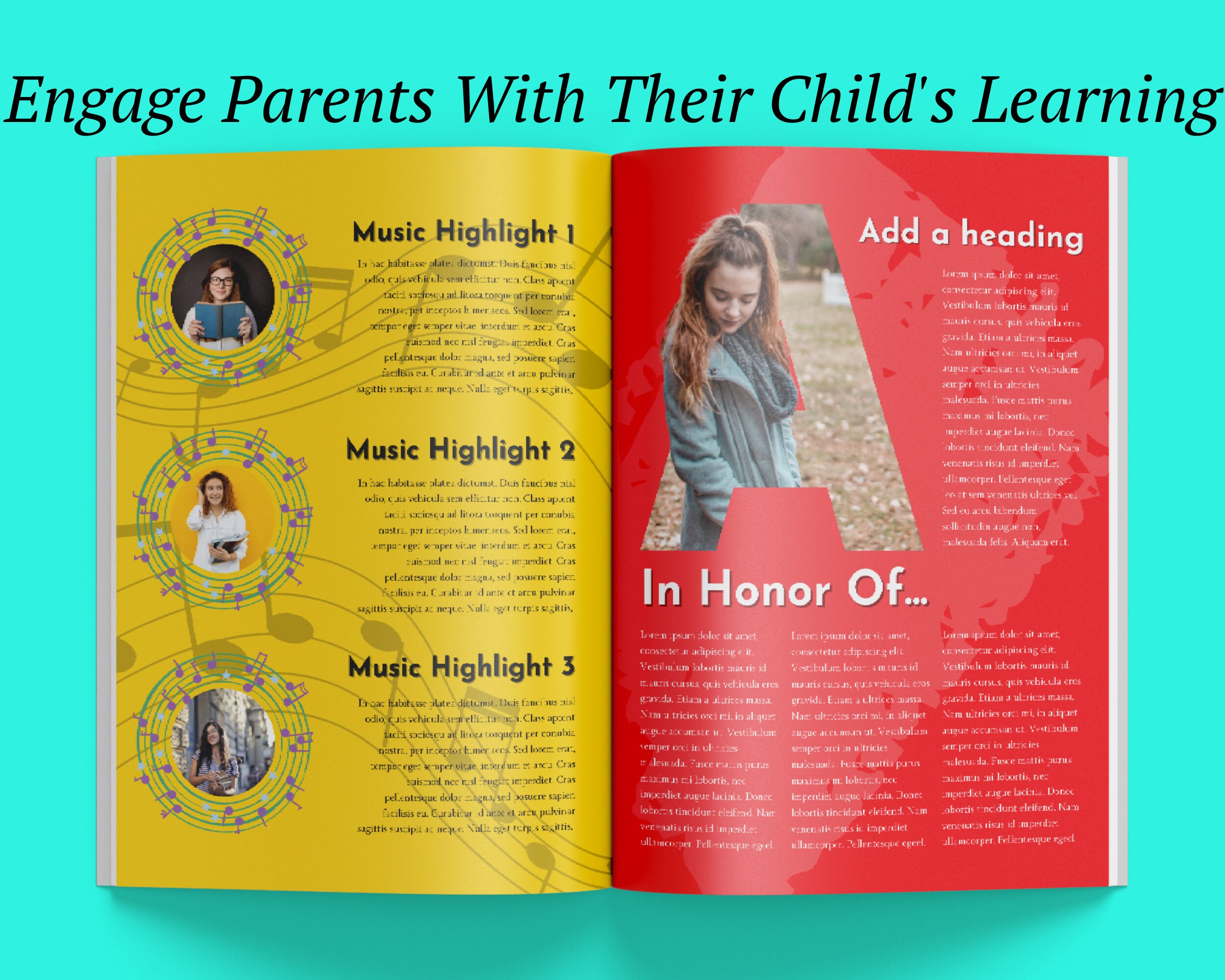 Special Education Canva Magazine Template to Highlight Student ...