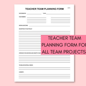School Planner Printables for Teachers & Students: Organize Lesson ...