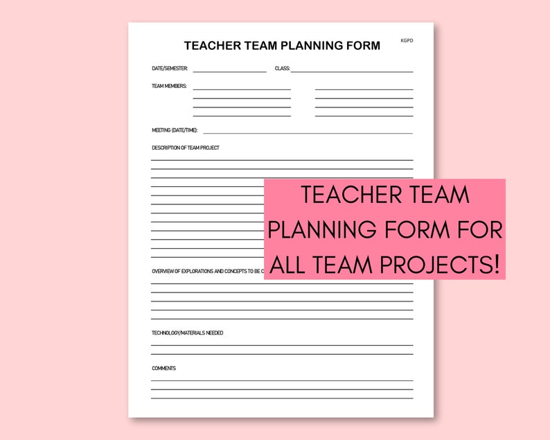 School Planner Printables for Teachers & Students: Organize Lesson ...