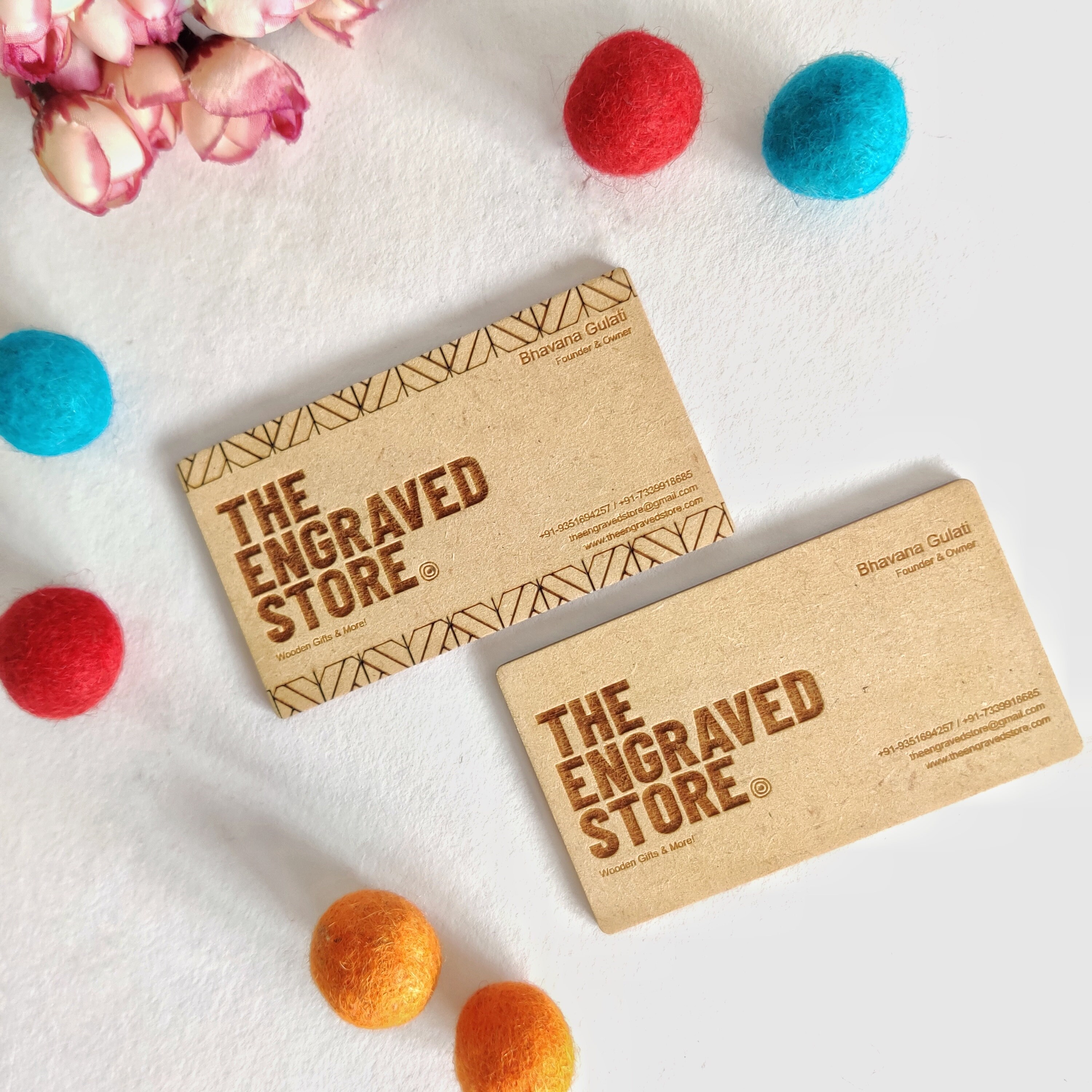 Wooden Visiting Card - Etsy