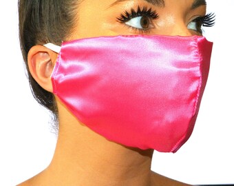 Hot Pink Masquerade Mask - Etsy