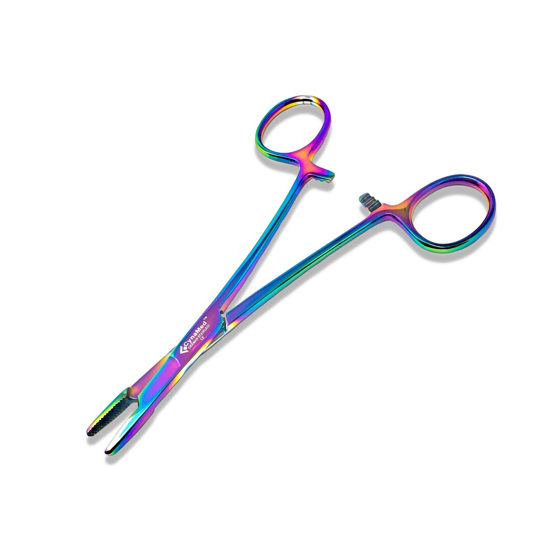 Multi Color Rainbow Locking Forceps With Scissors Combination Various ...