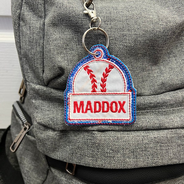 Baseball Bag Tag - Etsy