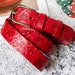 Red Belt With Gift Box, Leather Belt, Womens Leather Belt, Red Belt ...