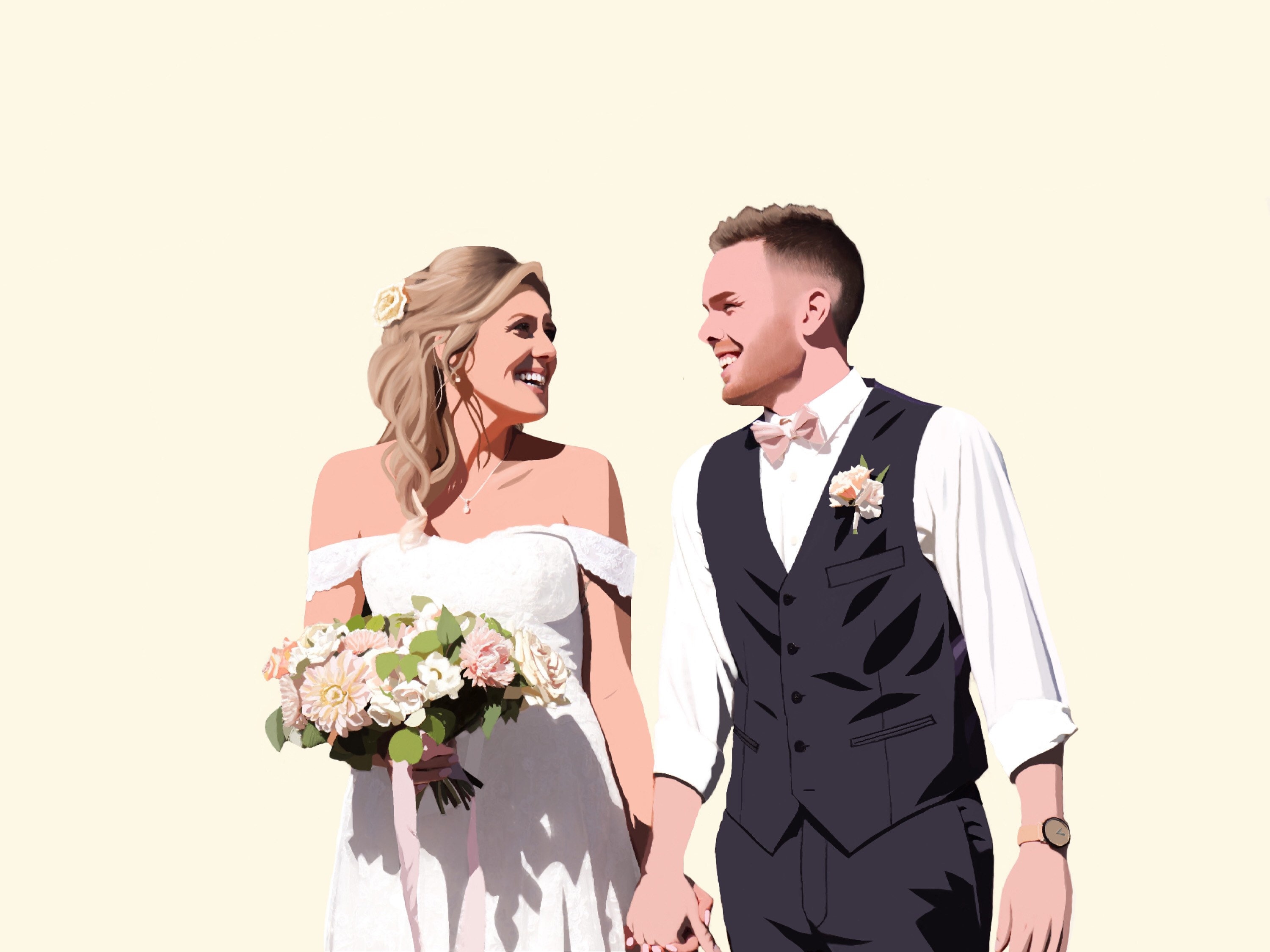 Custom Full Detailed Digital Portrait Illustration - Etsy