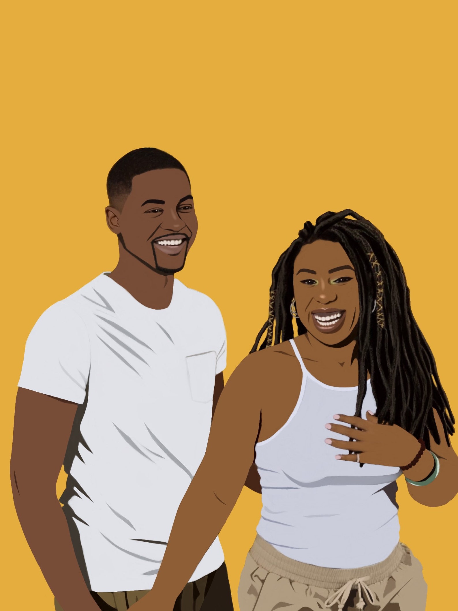 Custom Full Detailed Digital Portrait Illustration - Etsy