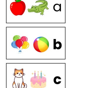 Beginning Sounds Flashcards | ABC Phonics Printable for Early Learners ...