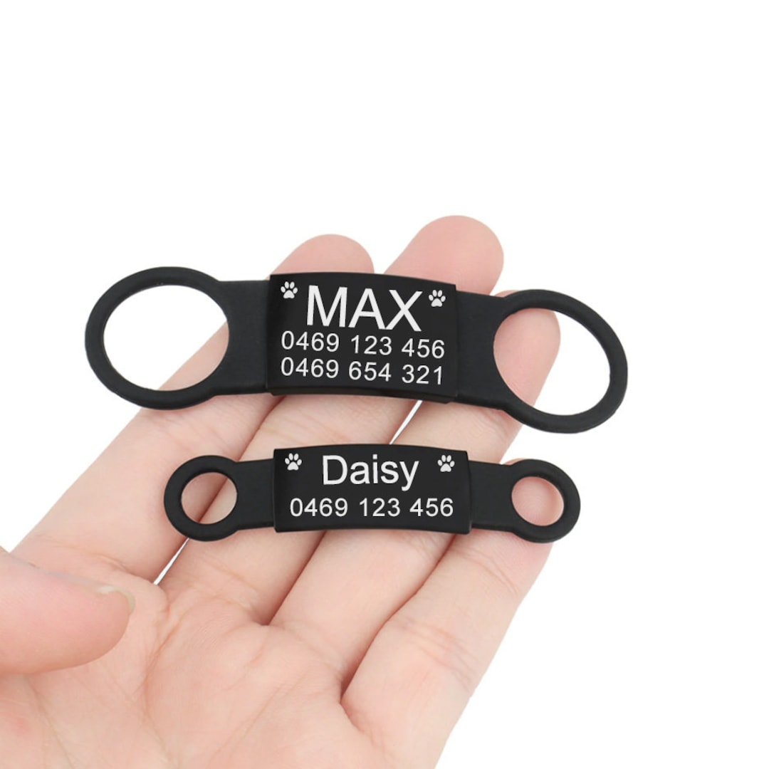 Custom, Dog Tags, Slide On, Silent Dog ID Tag, Small Dog ID Tag, Pet Id ...