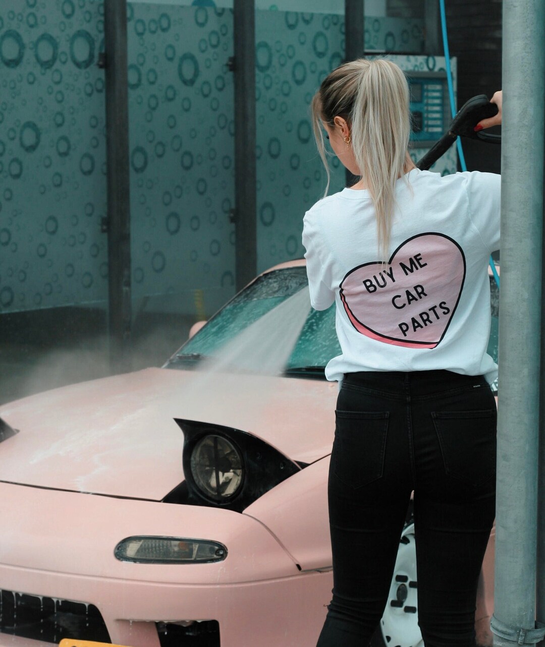 Buy Me Car Parts Pink Heart, Car Girl Shirt, Car Girl T Shirt, Candy ...