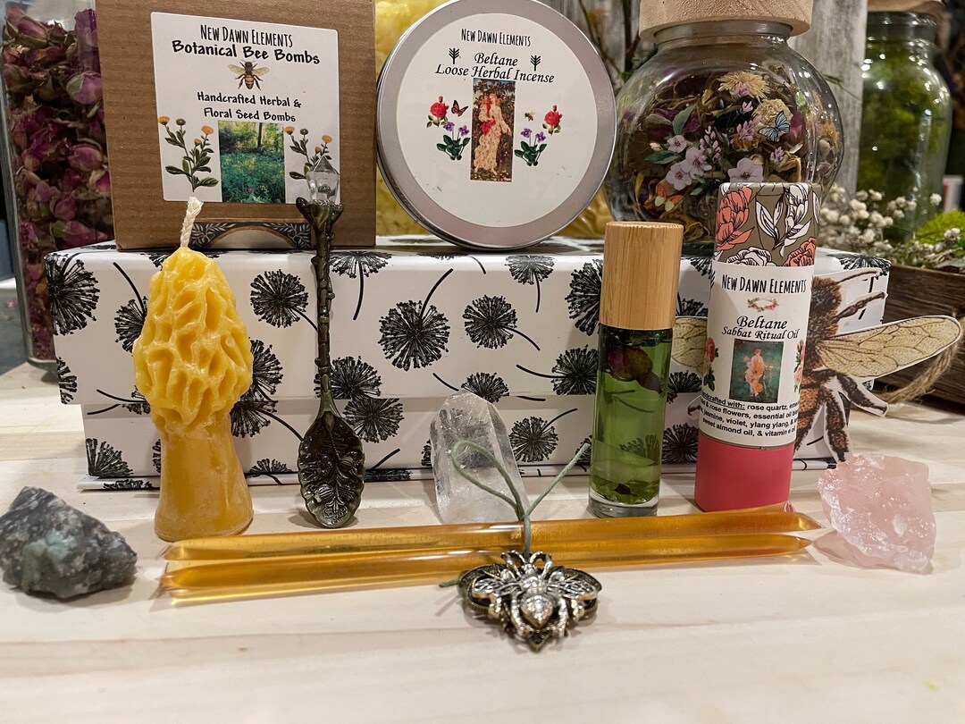 Beltane Ritual Altar Set Incense Gift Box Crystal Set Ritual Set ...