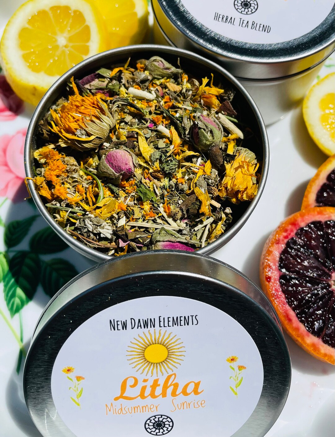 Litha Midsummer Sunrise Herbal Tea Blend | Organic & All Natural Tea ...