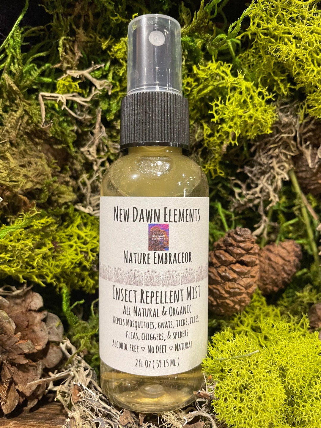 Natural Insect Repellent Mist: Organic Essential Oils, No Deet - Etsy